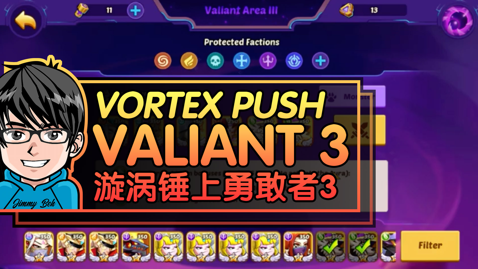 Idle Heroes - Vortex Double Tix Push To Valiant 3 Special Thanks ...